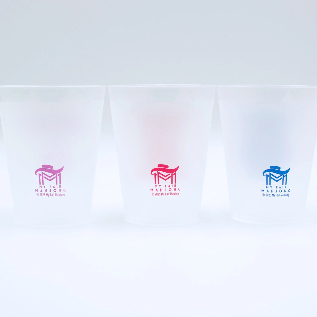 Mahjong Frosted Cups | 10 Different Designs in Every Pack – Bench Home